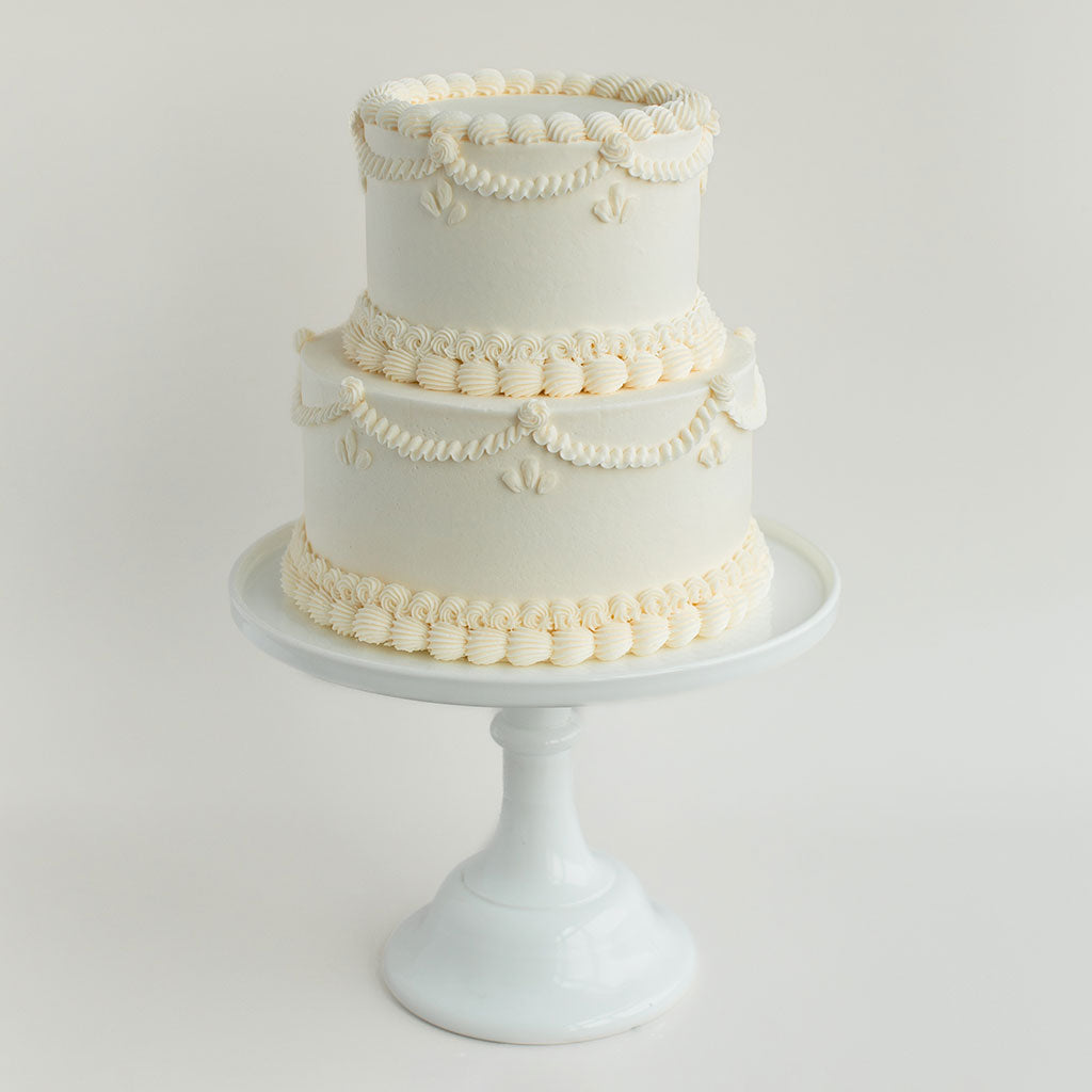 Crave Cupcakes - Cakes | Ribbed Tiered Cake