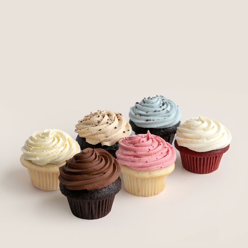 Crave Cupcakes | Classic Original Cupcake Half Dozen