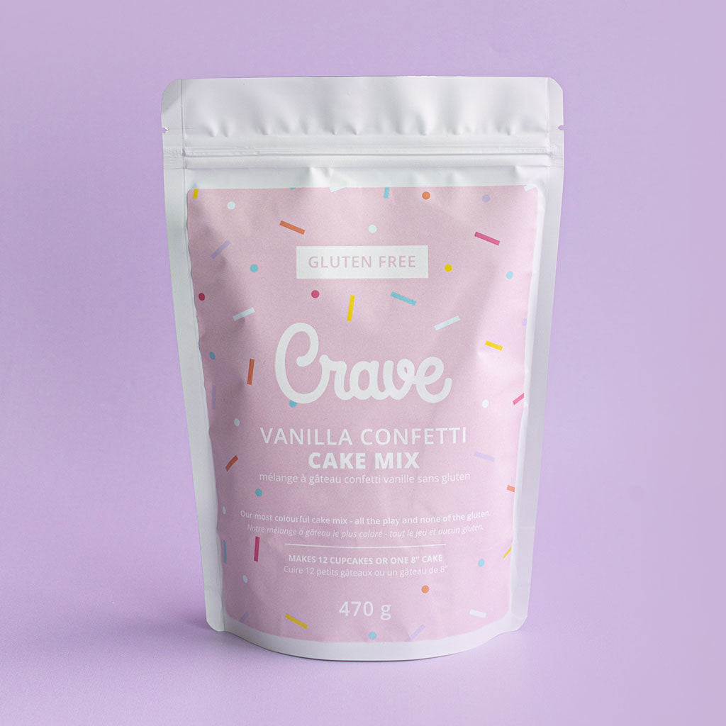 Gluten Free Vanilla Confetti Cake Mix – Crave Cupcakes