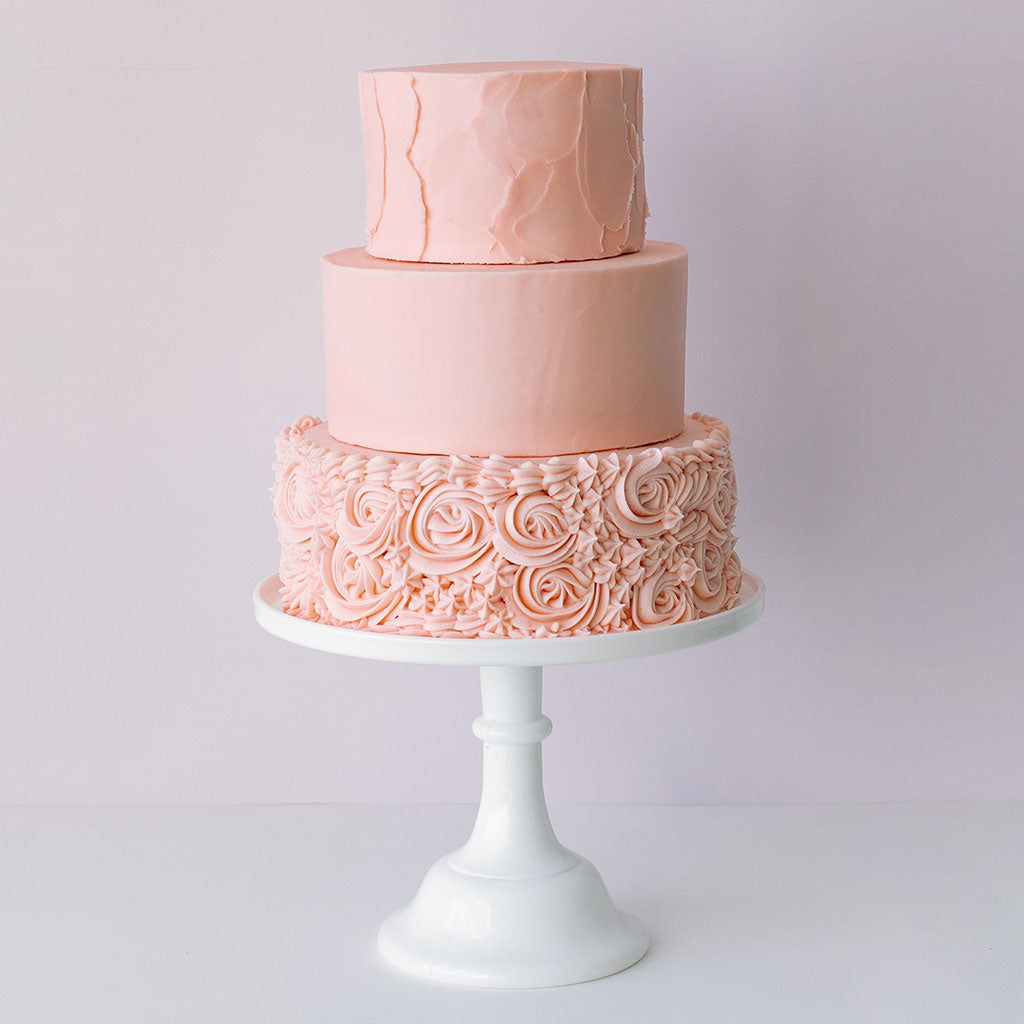 Crave Cupcakes - Cakes | Modern Rose Tiered Cake